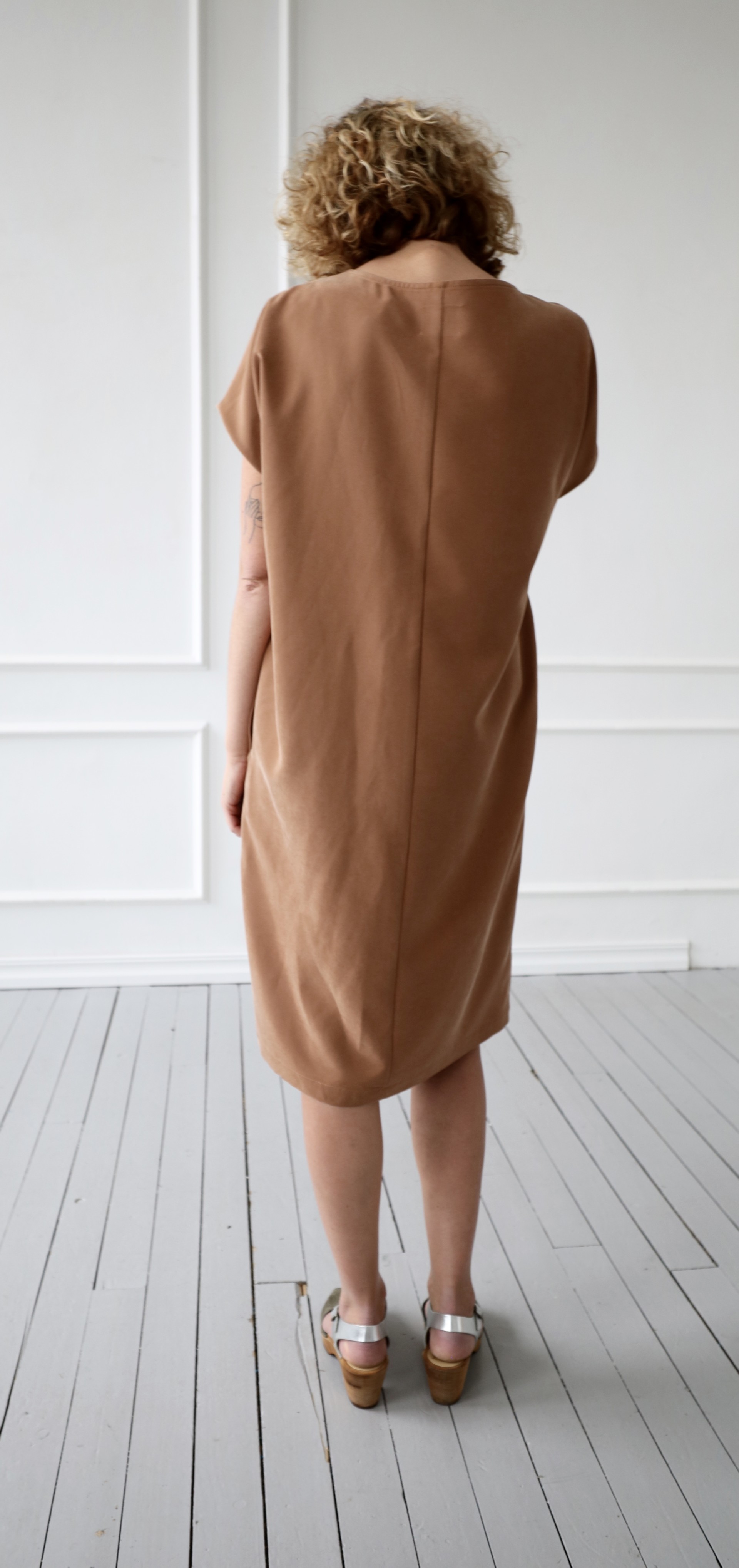 Cocoon style loose fit dress – OffOn