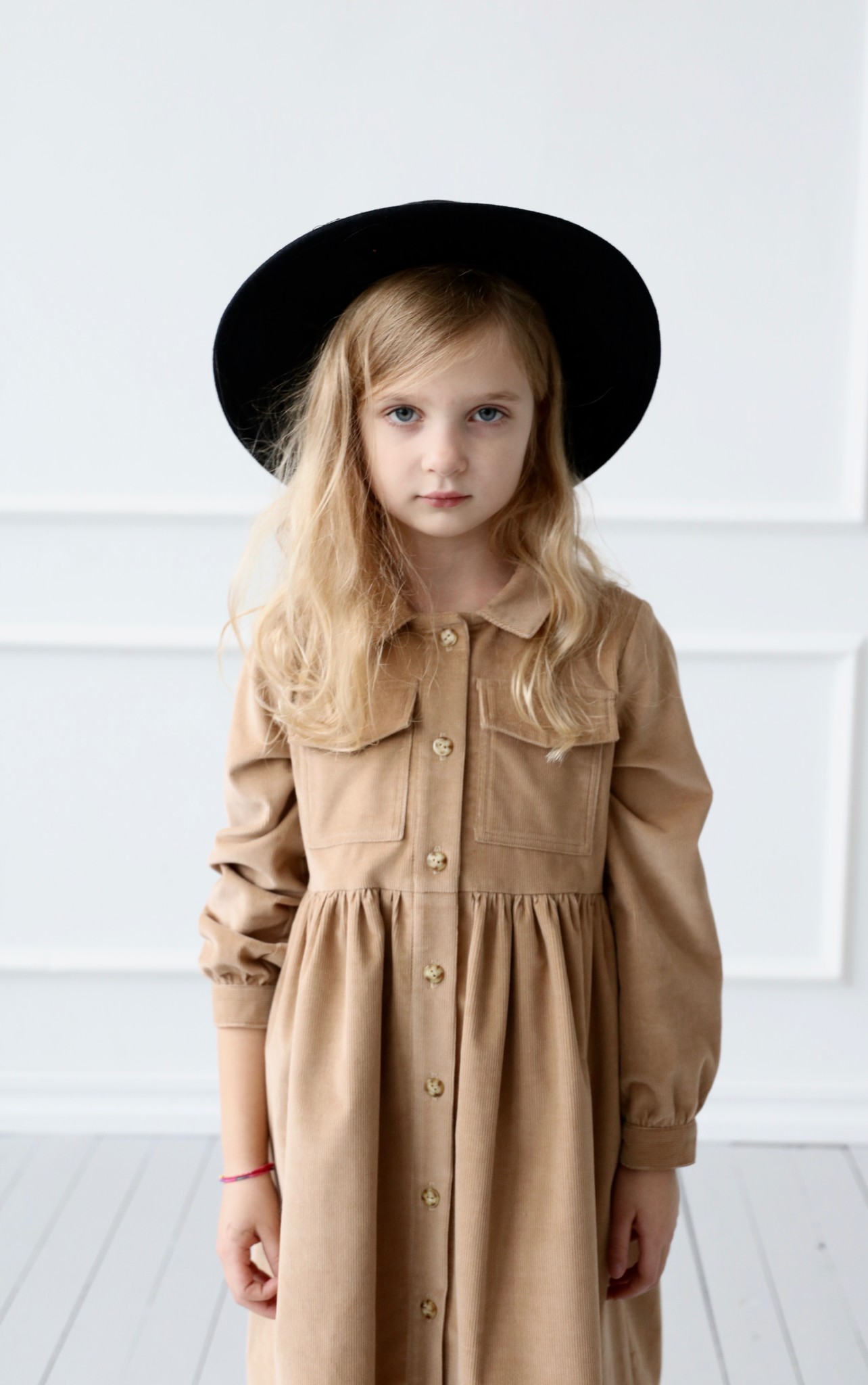 Corduroy shirt dress for girl – OffOn