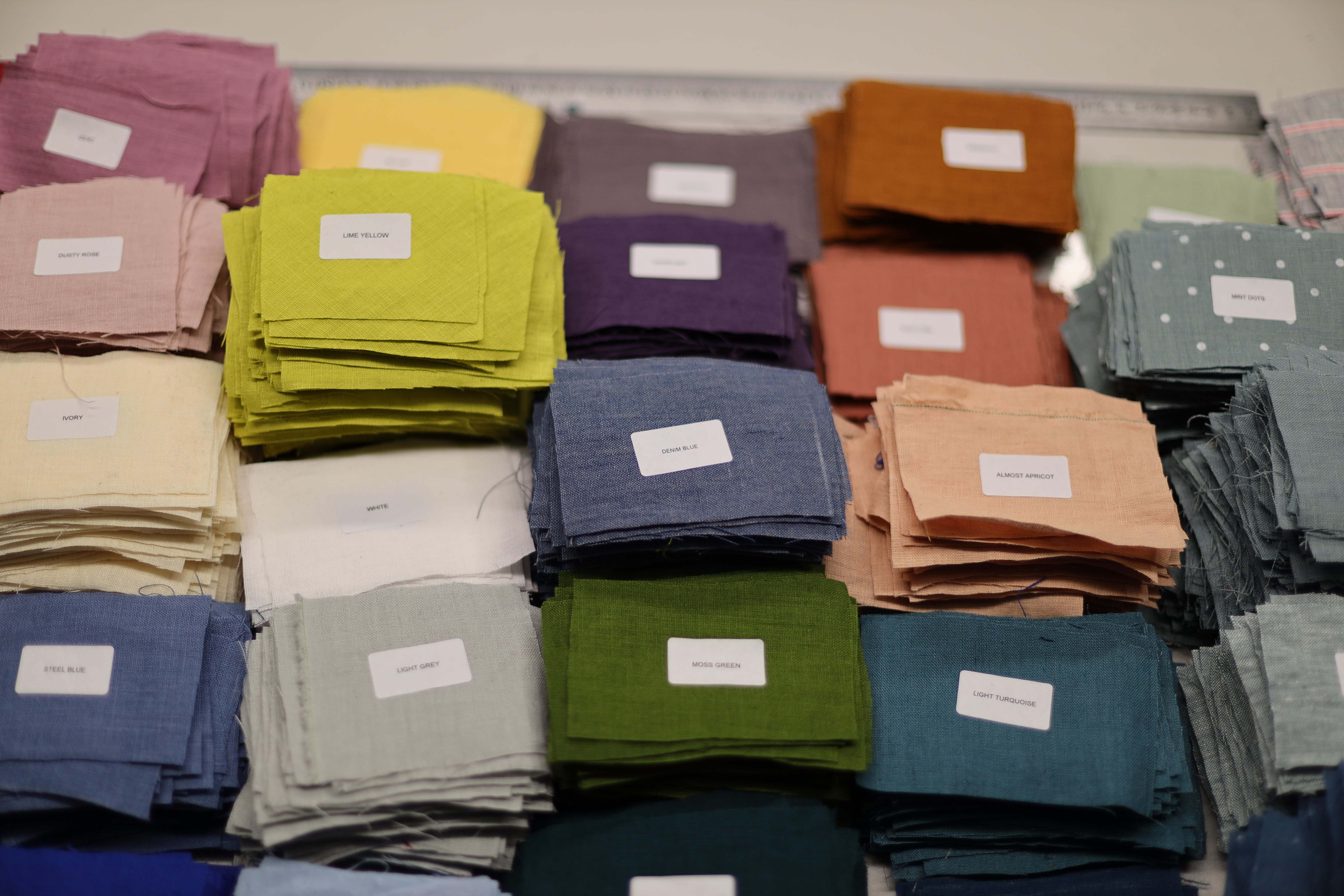 Linen fabric samples – OffOn