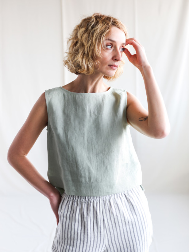 Linen Tops | Linen Clothing | OFFON clothing
